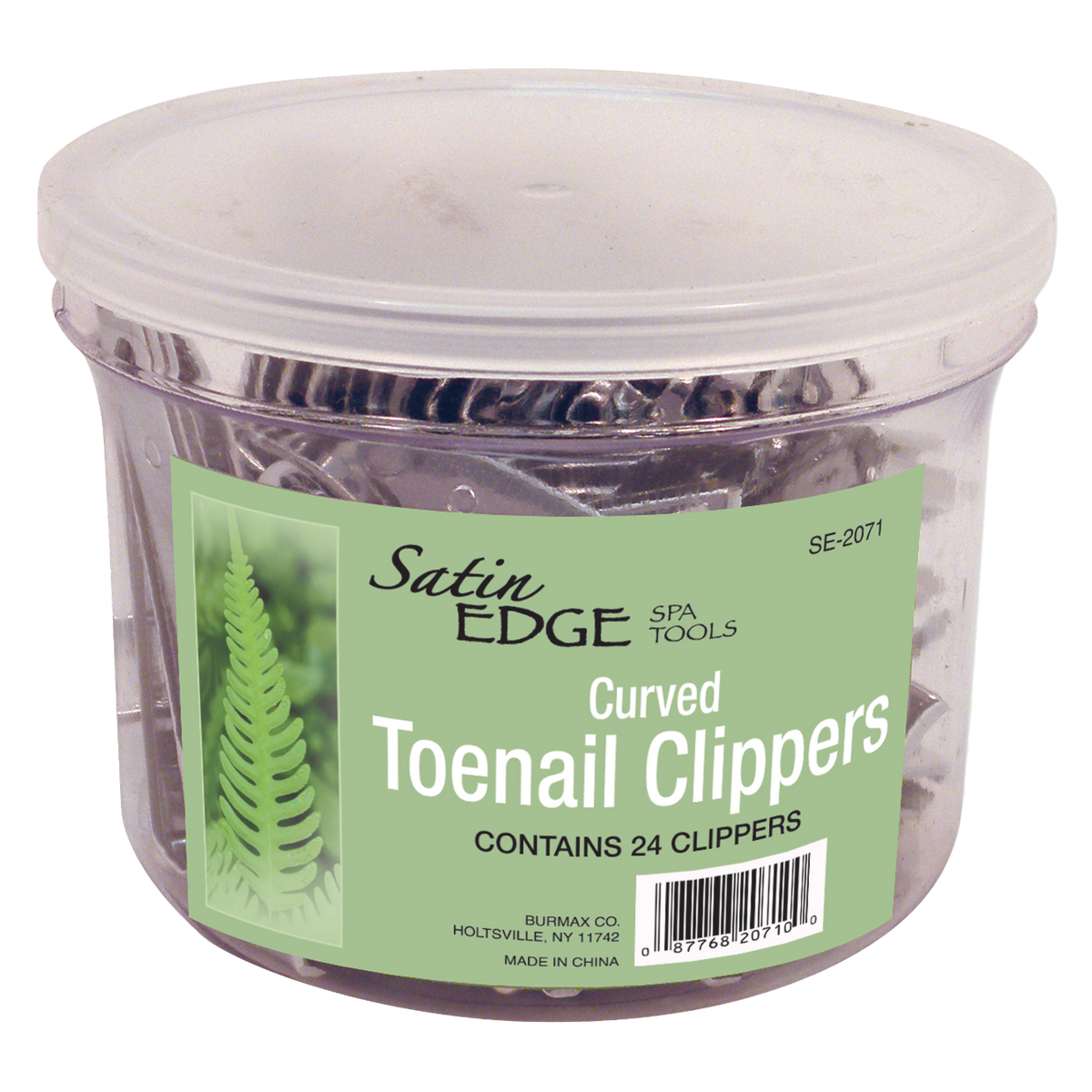 *Toenail Clippers, Curved Blade - Container of 24
