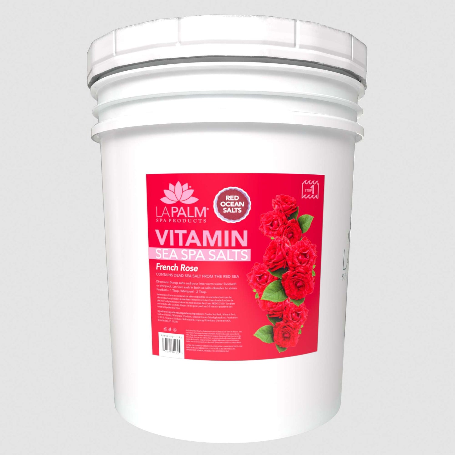 Sea Spa Salt 5 Gal Bucket - French Rose – Lunali Nail Supply