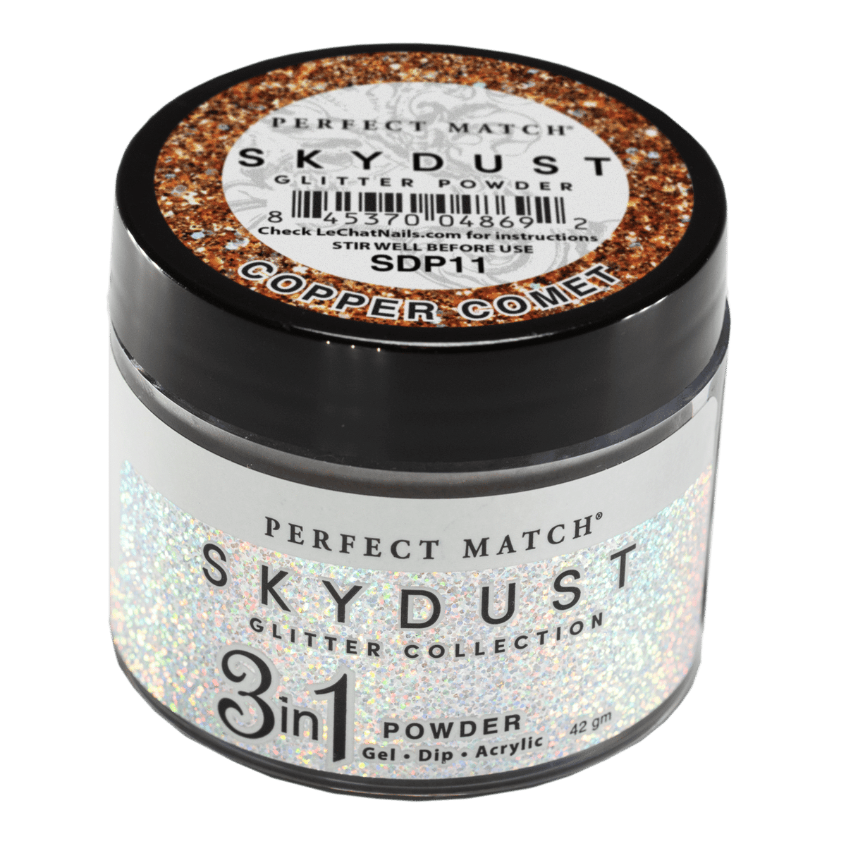 SDP11 Copper Comet - Sky Dust Glitter 3in1 Powder – Lunali Nail Supply