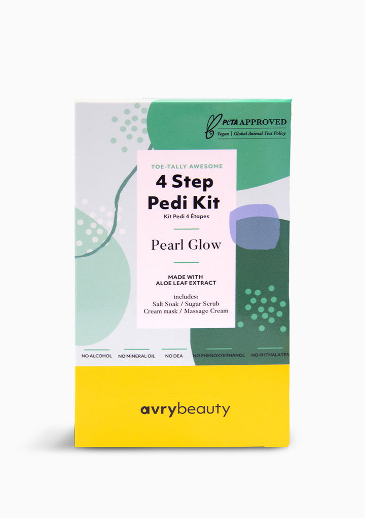 *4 Step Pedi Kit - Pearl Glow - (Case 50PC) – Lunali Nail Supply